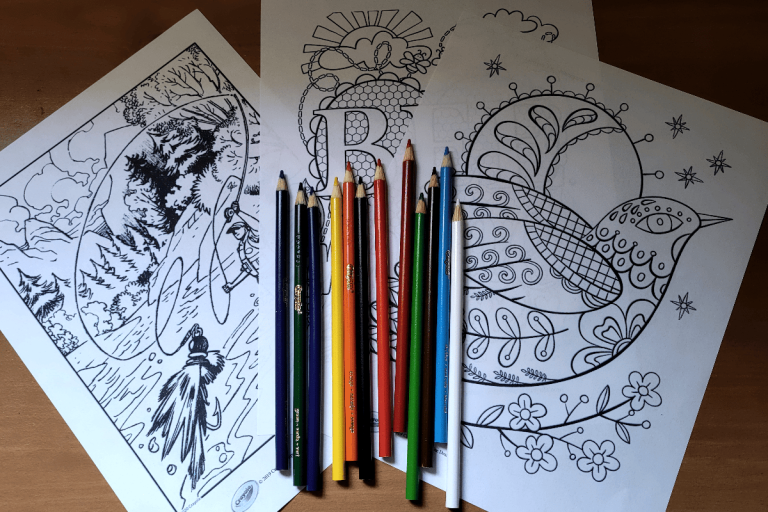 Dementia Friendly Easy Coloring Pages for Dementia Patients - Human ...